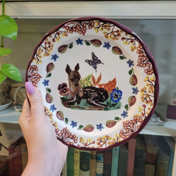 Anthropologie | Dining | New Limited Edition Nathalie Lete Fall Fawn ...